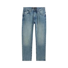 Tom Tailor Denim Herren Loose Straight Fit Jeans, blau, Uni, Gr. 33/32