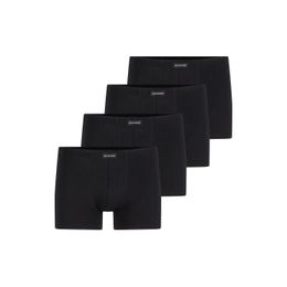 Tom Tailor Herren Hip-Pants im Viererpack, schwarz, Logo Print, Gr. S/4