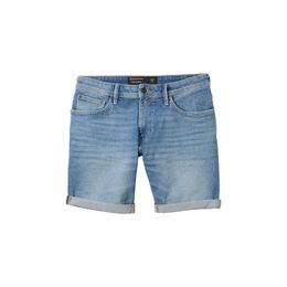 Tom Tailor Denim Herren Jeansshorts, blau, Uni, Gr. S