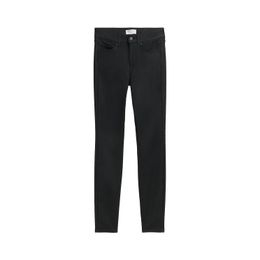 Tom Tailor Denim Damen TTNELA EXTRA SKINNY Coated Jeans, schwarz, Uni, Gr. 26/30