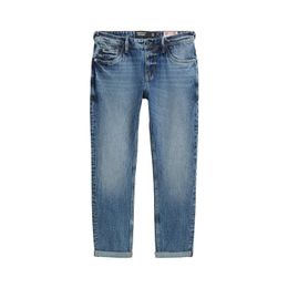 Tom Tailor Denim Herren Aedan Straight Jeans, blau, Uni, Gr. 32/36