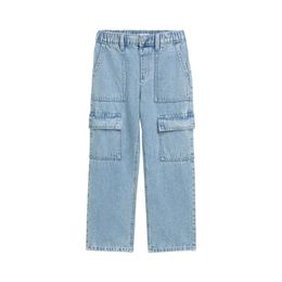 Tom Tailor Jungen Baggy Cargo Jeans, blau, Uni, Gr. 116