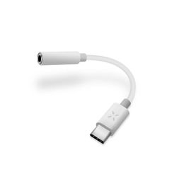 FIXED Audioadapter USB-C to 3.5mm female 10cm White