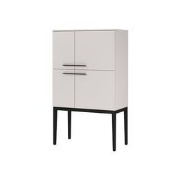 Tchibo Highboard - Schwarz - Holz