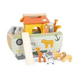 Tchibo small foot Steckspiel »Arche Noah Safari« - Mehrfarbig - Kinder