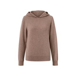 Tchibo Cashmere-Kapuzenpullover - Beige/Meliert - Gr.: L