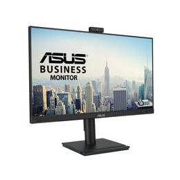 ASUS BE249QFK Videokonferenzmonitor, LED-Monitor 60.5 cm (23.8 Zoll), schwarz, FullHD, IPS, Webcam, Mikrofon, 100Hz Panel