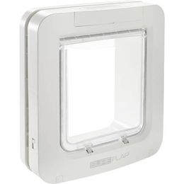 SUREFLAP Mikrochip Pet door Haustierklappe Weiß 1 St.