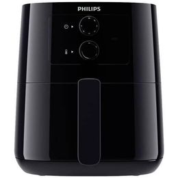 Philips Home Essential Compact HD9200/90 Heißluft-Fritteuse 4.1 l 1400 W Temperaturvorwahl, Timerfunktion Schwarz