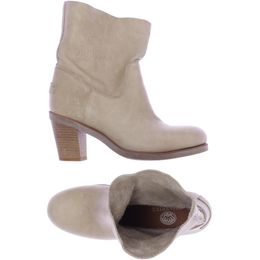 Shabbies Amsterdam Damen Stiefelette, beige, Gr. 39