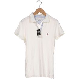 Tommy Hilfiger Damen Poloshirt, weiß, Gr. 36