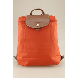 Longchamp Damen Rucksack, orange, Gr.