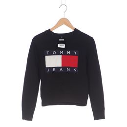 Tommy Jeans Damen Sweatshirt, schwarz, Gr. 36