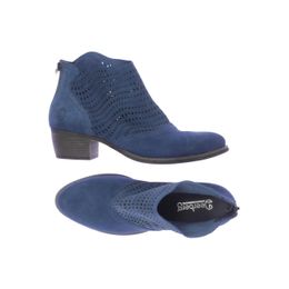 Deerberg Damen Stiefelette, blau, Gr. 41