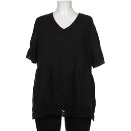 Ulla Popken Damen Bluse, schwarz, Gr. 46