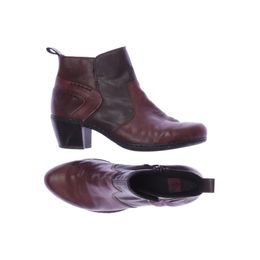 Rieker Damen Stiefelette, bordeaux, Gr. 38