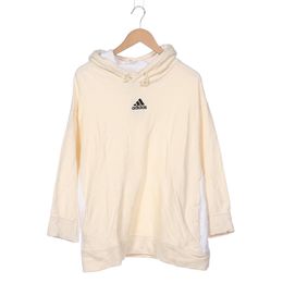 Adidas Damen Kapuzenpullover, cremeweiß, Gr. 44