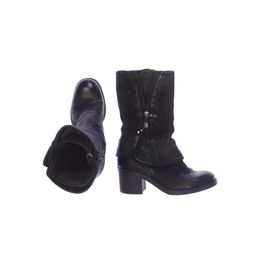 Mjus Damen Stiefel, schwarz, Gr. 36