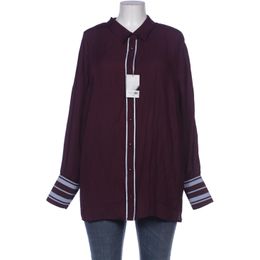 Ulla Popken Damen Bluse, bordeaux, Gr. 50