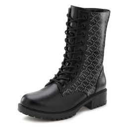 Lascana Schn&uuml;rstiefelette Damen Gr&ouml;&szlig;e 41 grau / schwarz Winterschuhe