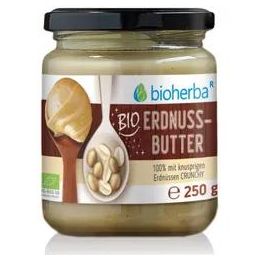 Bio Erdnussbutter Crunchy 100% Bio M.knusprig.st. 250 g