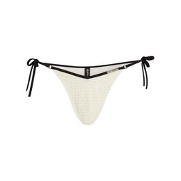 K by KARL LAGERFELD Karl Lagerfeld Bikinihose 'Hotel' Damen Gr&ouml;&szlig;e M creme / schwarz