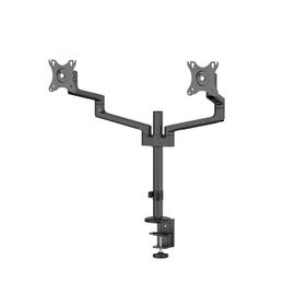 Neomounts DS60-425BL2 - vollbewegliche Tischhalterung für zwei Bildschirme bis zu 27" - schwarz