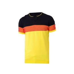 Dandalo Shirt Herren Gr&ouml;&szlig;e S gelb / orange / schwarz