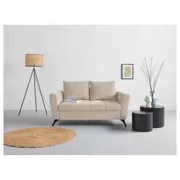 2-Sitzer Inosign "Lörby" Sofas Gr. B/H/T: 160 cm x 90 cm x 92 cm, Aqua Clean Pascha, Aqua Clean Pascha, beige (natur) Belastbarkeit bis 140kg pro Sitzplatz, auch mit Aqua clean-Bezug