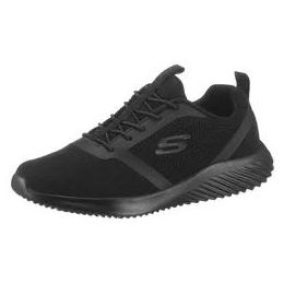 Slip-On Sneaker Skechers "BOUNDER" Gr. 43, schwarz Herren Schuhe Slipper, Sommerschuh, Freizeitschuh mit leichter Laufsohle