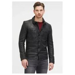 Lederjacke Mauritius "G2MImon SF" Gr. XL, schwarz Herren Jacken mit Druckerleiste, Reißverschlusstaschen