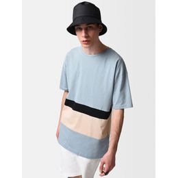 Antioch T-Shirt Herren Gr&ouml;&szlig;e XL beige / blau / schwarz