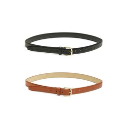 Pieces Belt 'PCOLINE' female size 95 Cognac / Black