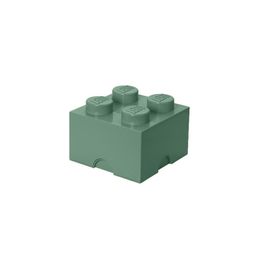 Lego STORAGE BRICK 4 - SAND GREEN