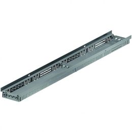 Aco Profiline 2.0 Holzterrassenrinne f&uuml;r Fassadenentw&auml;sserung, 130 mm, 1000 mm,Stahl verzinkt
