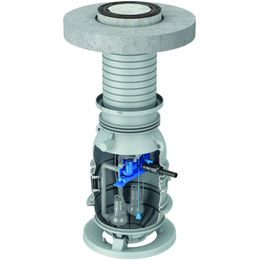 Aco Muli Max Pumpstation D400, Deckel lose aufgelegt, Muli Max mono