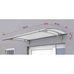 Gutta Pultvordach PT-L Edelstahl Dach, 150 cm