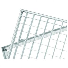 Aco Self Gitterrost mit Zarge als Schuhabstreifer Outdoor Stahl verzinkt, Masche 30/30, 60x40 cm