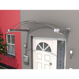 Gutta Bogenvordach BV-B Edelstahloptik Dach, 160 cm