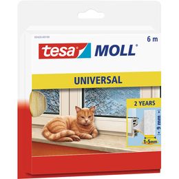 Tesamoll Fensterdichtung / T&uuml;rdichtung Universal Schaumstoffdichtung, 6x9 mm