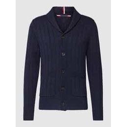 Tommy Hilfiger Strickjacke mit Schalkragen