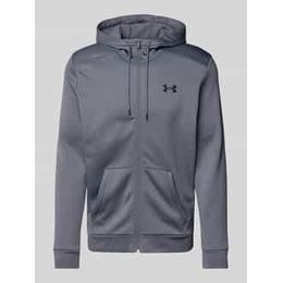 Under Armour Sweatjacke mit Label-Print