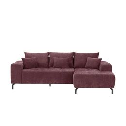 switch Ecksofa Astrid ¦ rot ¦ Maße (cm): B: 252 H: 94 T: 150