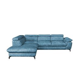 switch Ecksofa Alegra ¦ blau ¦ Maße (cm): B: 277 H: 93 T: 237