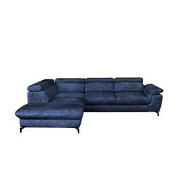 switch Ecksofa Alegra ¦ blau ¦ Maße (cm): B: 277 H: 93 T: 237