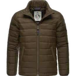 Outdoorjacke Ragwear "Yarek" Gr. 128, grün (olivgrün) Jungen Jacken leichte Steppjacke perfekt für den Übergang