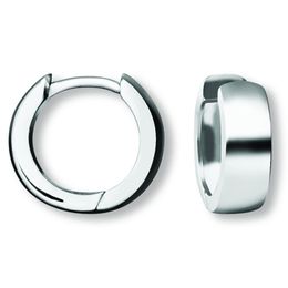 Paar Creolen ONE ELEMENT "Ohrringe aus 925 Silber Ø 12,4 x 4,1 mm" Ohrringe Gr. Damen, Silber 925 (Sterlingsilber), silberfarben (silber) Damen Silber Schmuck