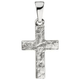 Kreuz-Anhänger Jobo "Anhänger Kreuz" Schmuckanhänger Gr. Silber 925 (Sterlingsilber), silberfarben (silber 925) Damen 925 Silber