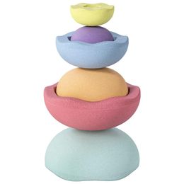 Balancetrainer Stapelstein "Inside rainbow pastel", bunt, Balancetrainer, Kinder, H: 87,6cm Ø 21,2cm, Polypropylen, bis zu 50 kg belastbar, H:87,6cm Ø:21,2cm