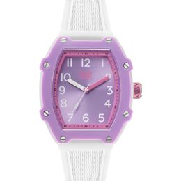 Ice Watch Quarzuhr ICE-WATCH "ICE boliday - Kids Plastic Small 3H" Armbanduhren weiß Kinder Armbanduhr, Kinderuhr, Mädchenuhr, Jungenuhr, Silikonarmband